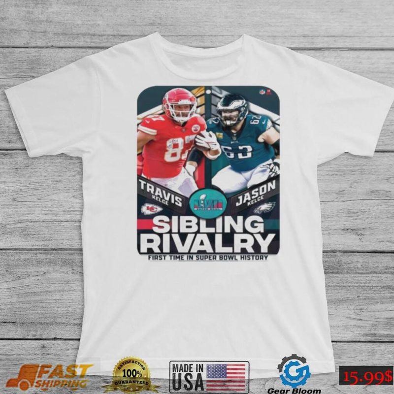 Travis Kelce Vs Jason Kelce Sibling Rivalry Shirt - Gearbloom Travis Kelce Vs Jason Kelce Sibling Rivalry Shirt - Gearbloom